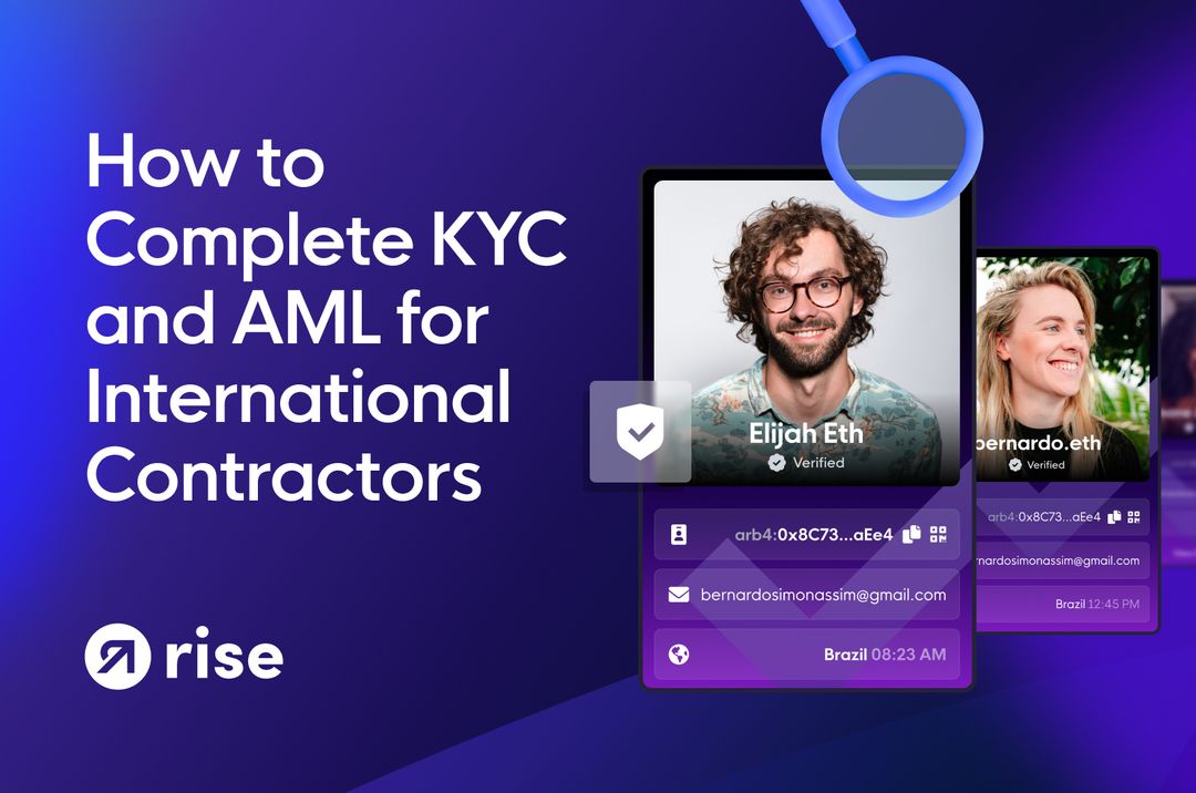 Rise | How to Complete KYC and AML for International Contractors